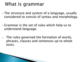 Noam chomsky and generative grammar | PPTX