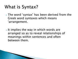 Noam chomsky and generative grammar | PPT