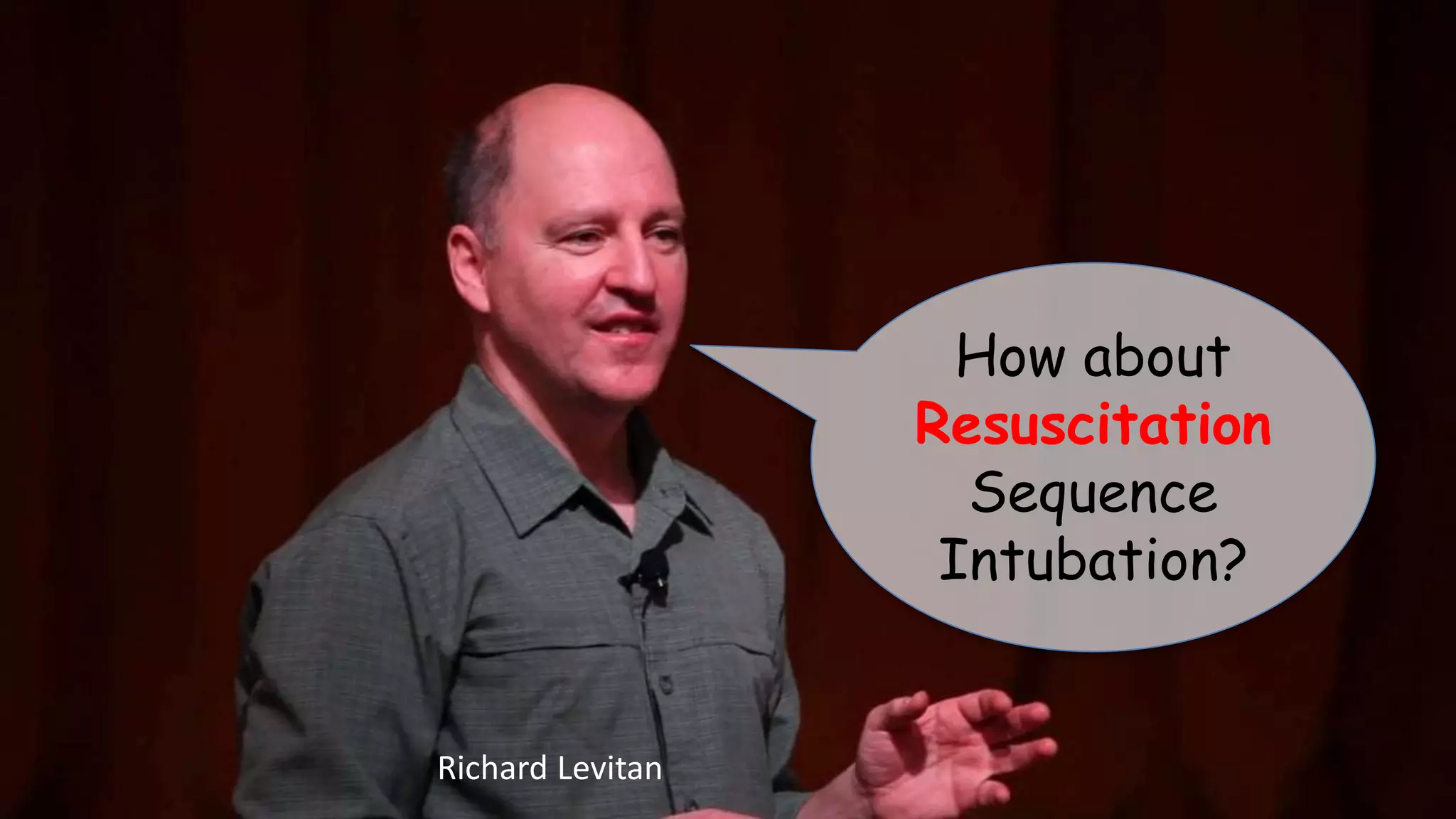 No apologies: intubation of the shocked patient | PPTX