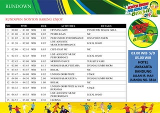 Proposal Nobar Piala Dunia | PDF