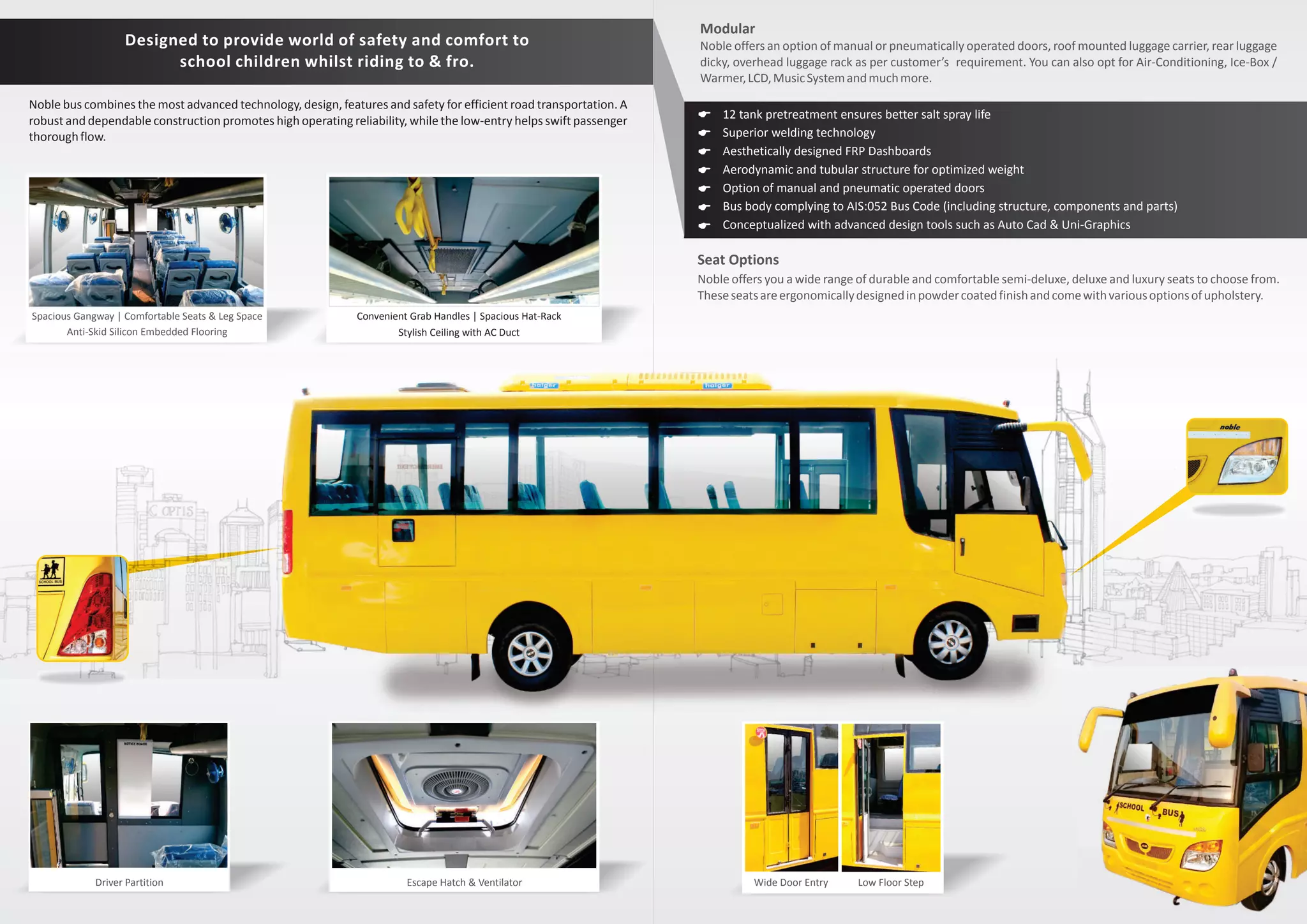 Nobel: JCBL manufactured School Bus | PPT