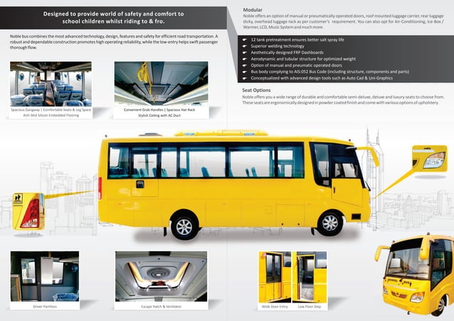 Nobel: JCBL manufactured School Bus | PDF