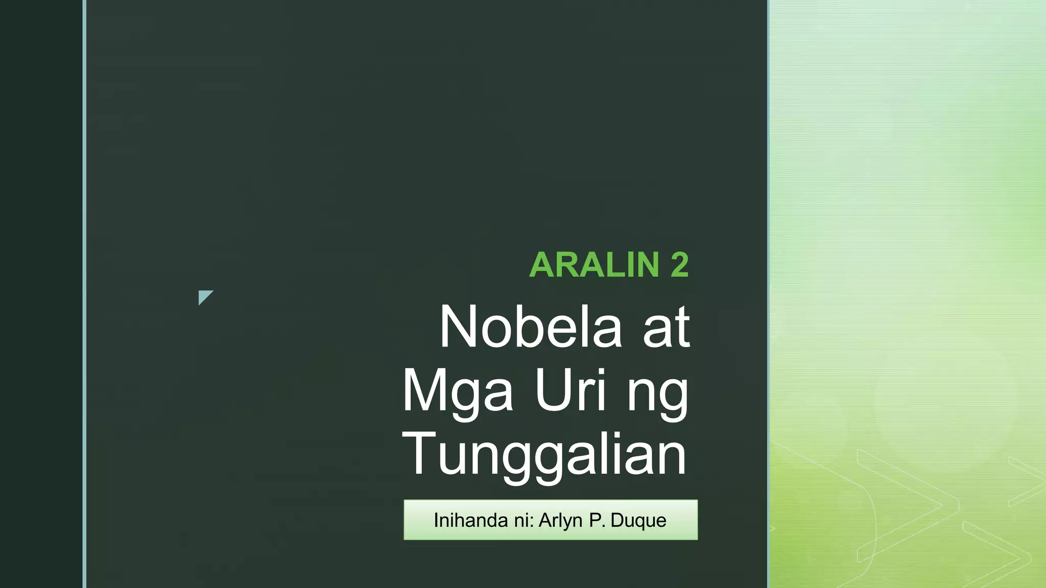 nobela at tunggalian.pptx