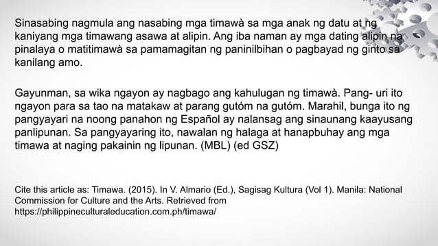 Nobela ng Indonesia,Pilipinas Timawa.pptx