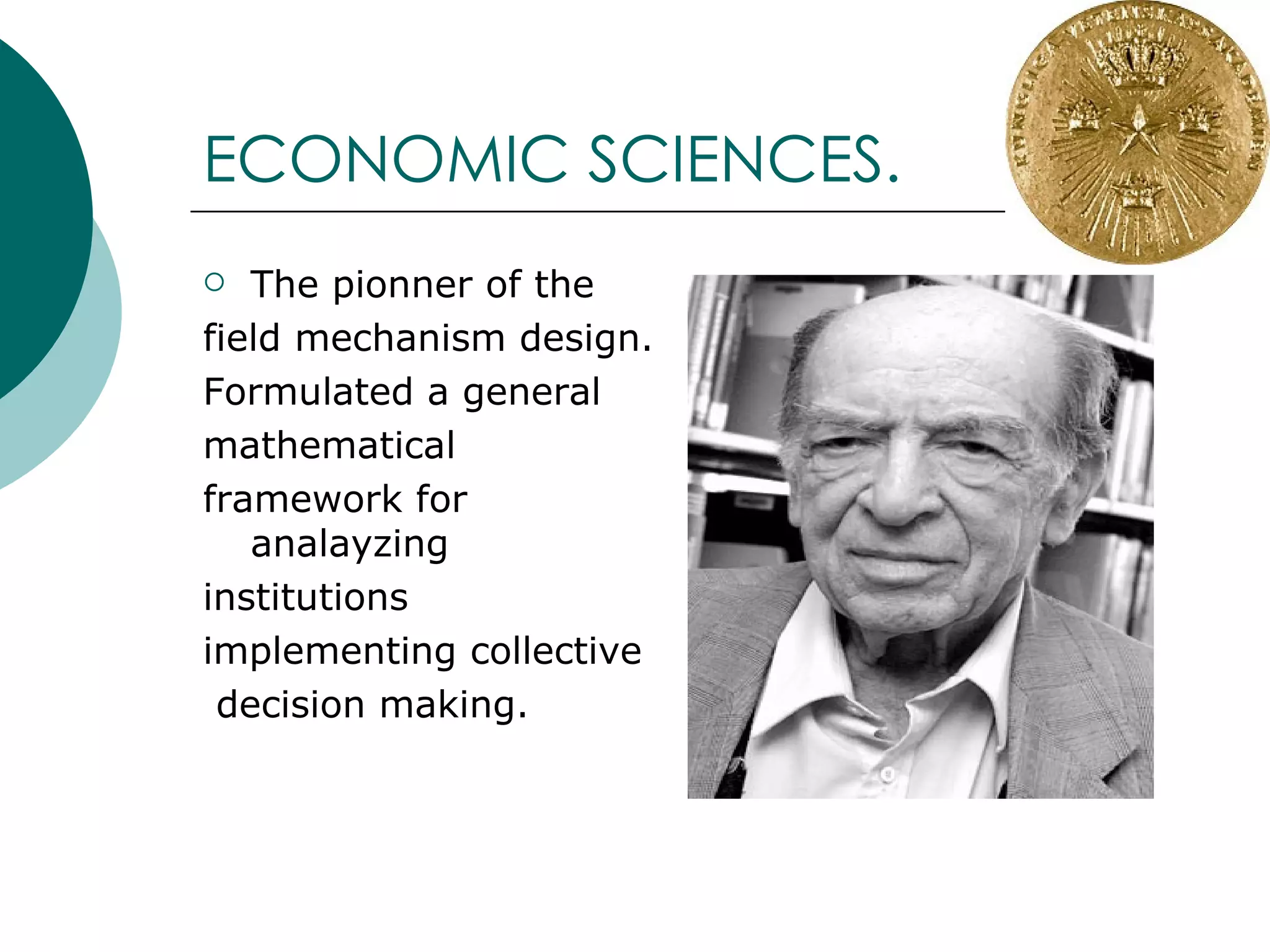 NOBEL PRIZE - ECONOMIC SCIENCES (Part 2) | PPT