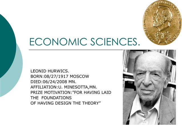 NOBEL PRIZE - ECONOMIC SCIENCES (Part 2) | PPT