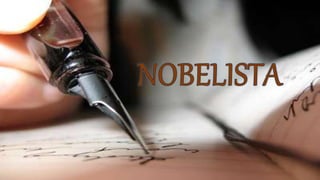 Nobelista: PART II | PPTX