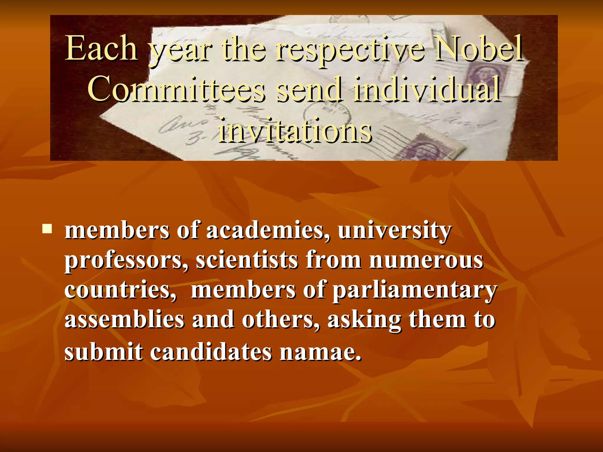 Nobel Prize | PPT