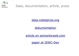 Nobel Prizes as Linked Open Data | PDF