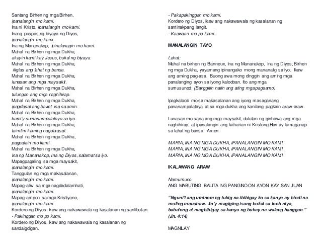 Nobena sa mahal na birhen ng mga dukha