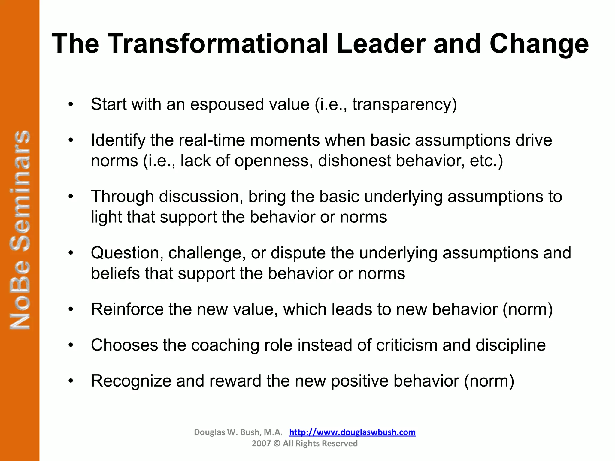 Transformational Leadership | PPTX