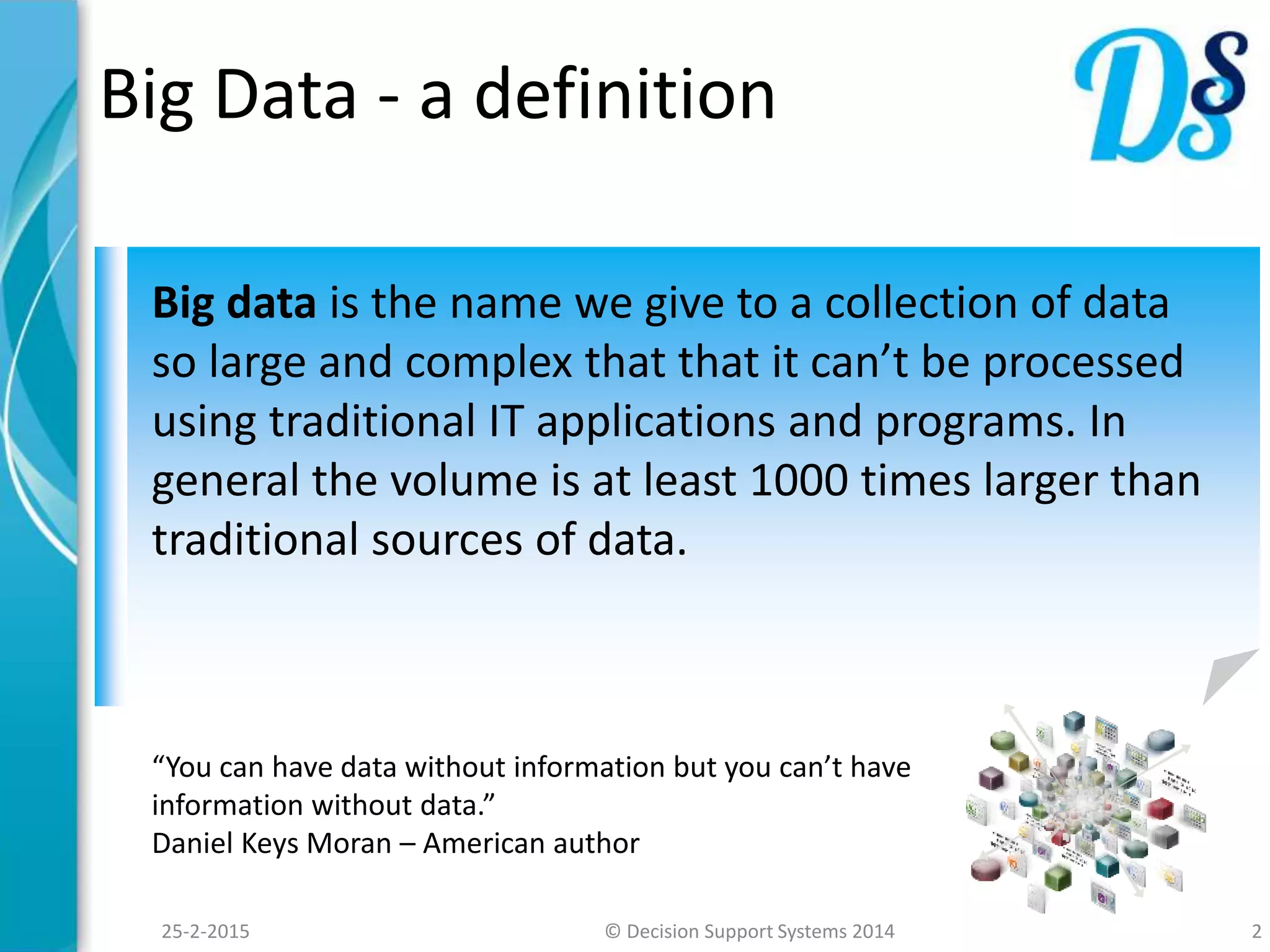 No big data without small data | PPT