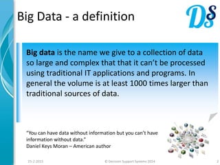 No big data without small data | PPTX | Databases | Computer Software ...