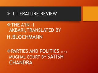 Nobility during the akbar the great | PPTX