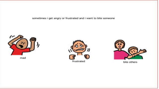 No Biting Social Story Boardmaker