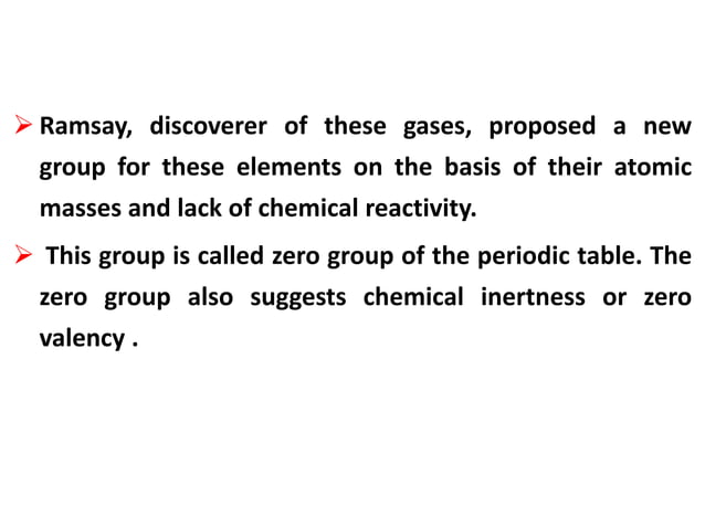 Noble gas-ppt-,inert gas, group 18 elements# inert gas # nobal gas ...