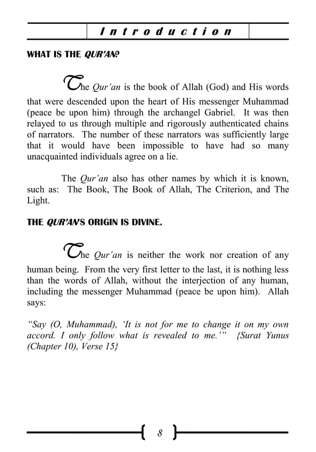 The Qur'an English Meanings Revised and Edited by SAHEEH INTERNATIONAL ...