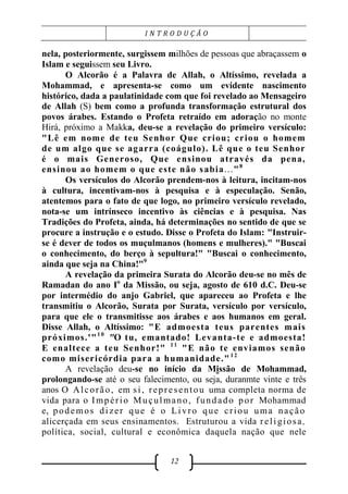 Os Significados dos Versículos do Alcorão Sagrado | PDF