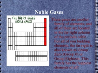 Noble gases | ODP