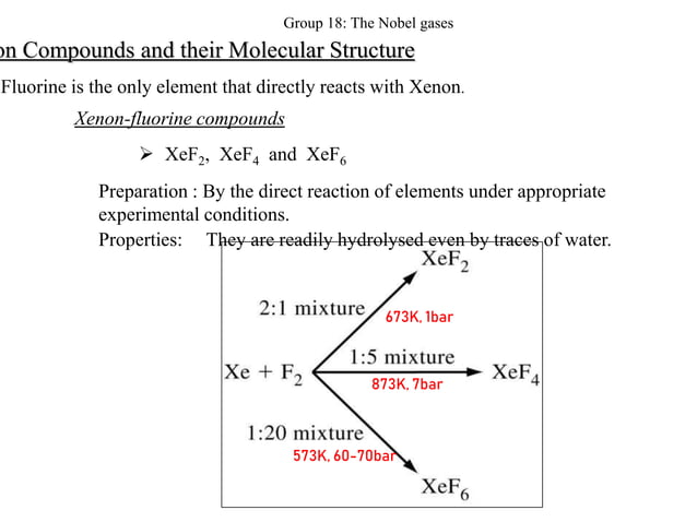 Inert/Noble Gases: Inorganic Chemistry.ppt | Chemistry | Science