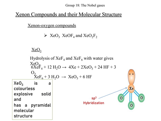 Inert/Noble Gases: Inorganic Chemistry.ppt | Chemistry | Science
