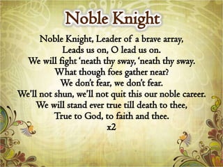 Noble Knight | PPTX