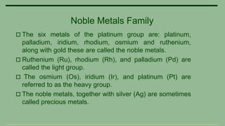 Noble metal casting alloys | PPT