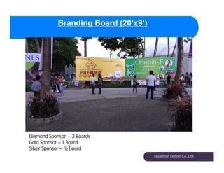 Noble myanmar sponsorship proposal | PPT