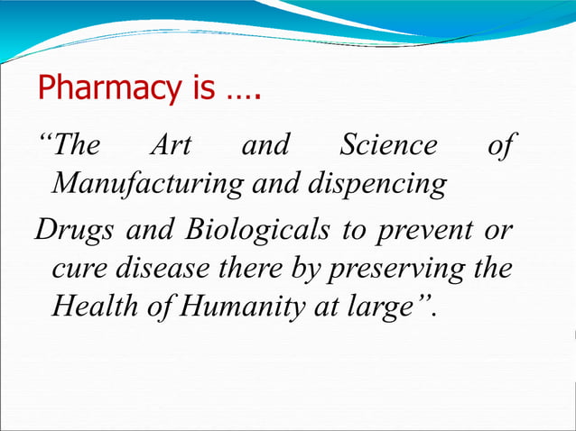 Noble pharmacy profession for an ever glowing career ppt final 04 10 ...