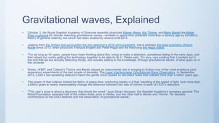 Noble prize 2017 in physics | PPT