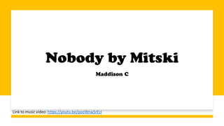 Nobody- Mitsky | PDF