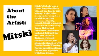 Nobody- Mitsky | PPT