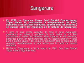 tupac amaru II | PPTX