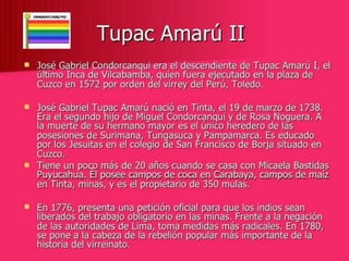 tupac amaru II | PPTX