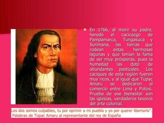 tupac amaru II | PPTX