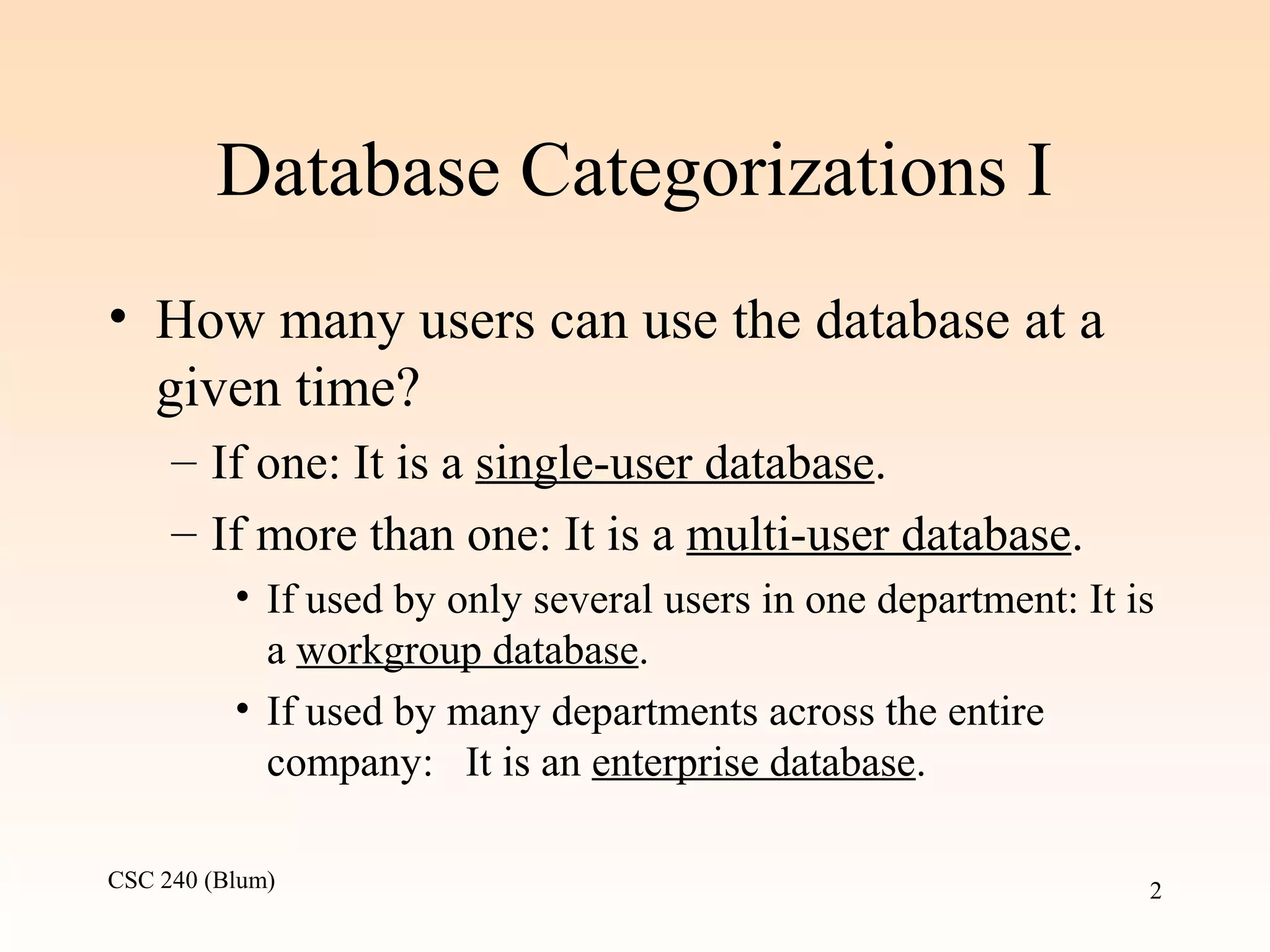 Database concepts | PPT
