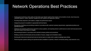 Network Operations Center (NOC) | PPTX