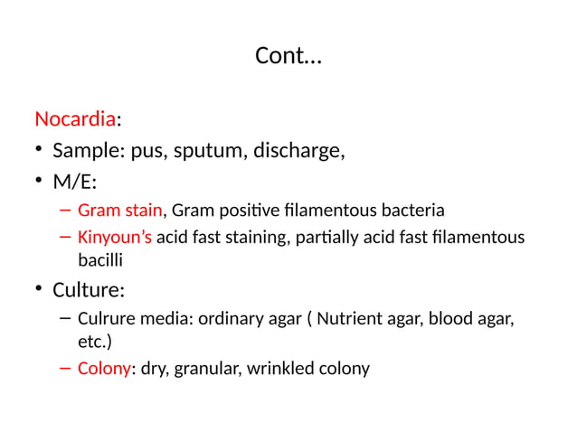 Nocardia and Actinomycoses – Clinical Features, Diagnosis, and ...
