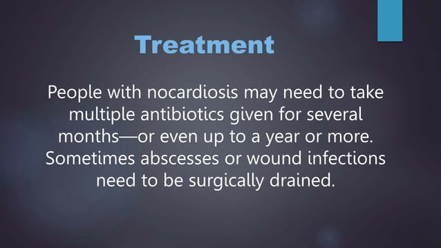 Nocardia.pptx | Infectious Diseases | Diseases and Conditions