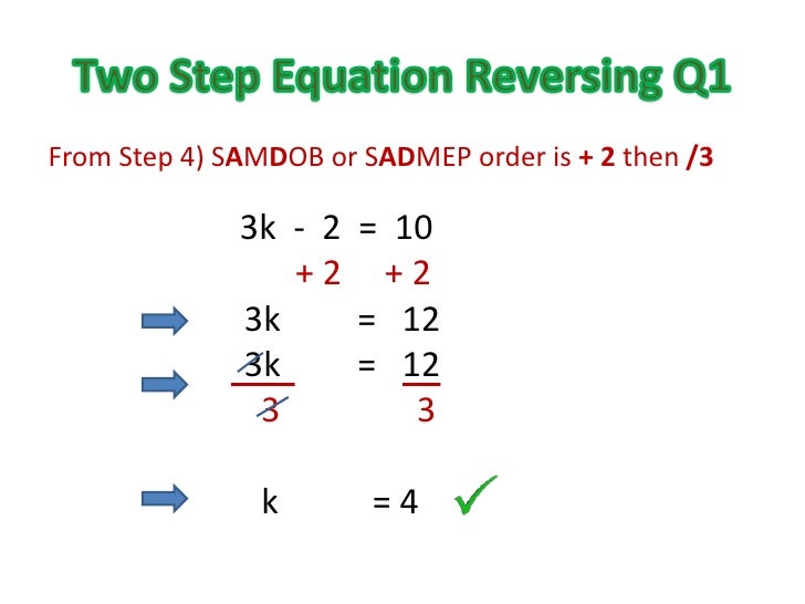2 Step Equations Examples Answers Tessshebaylo 2 Step Equations Examples Answers Tessshebaylo