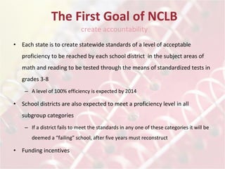Introduction to the No Child Left Behind Policy