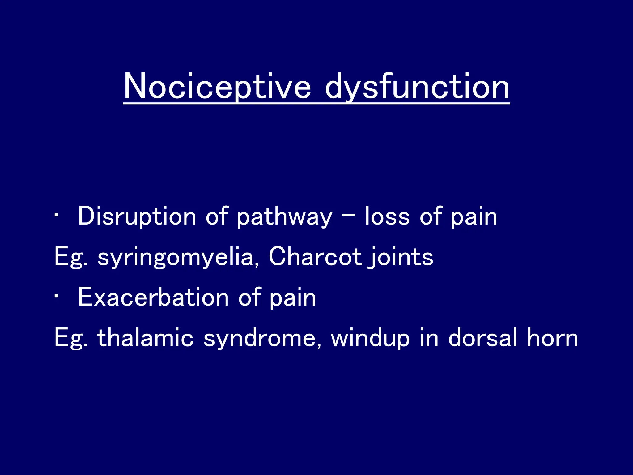 nociception.ppt physiology of pain and sleep | PPT
