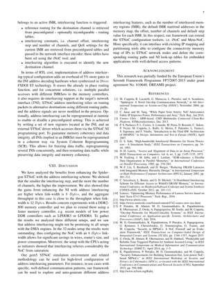 Address Interleaving in NoCs | PDF
