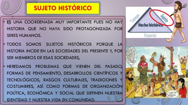Nociones de historia sujeto y tiempo