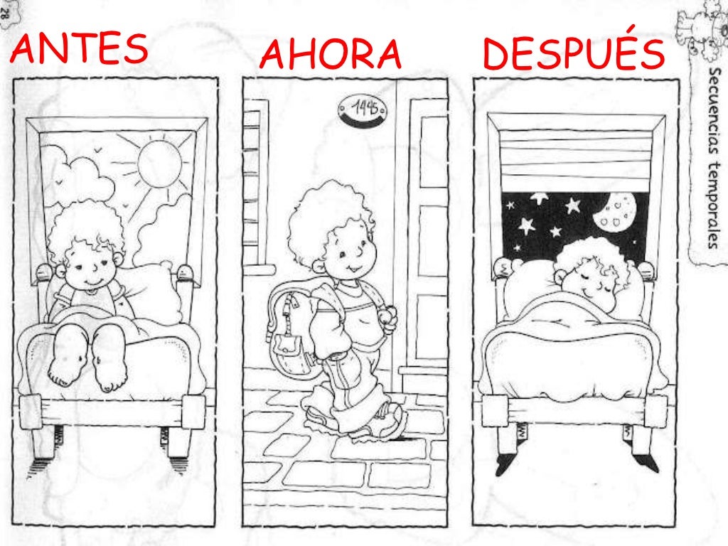 Nociones temporales infantil