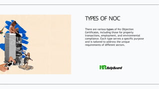 NOC Letter, No Objection Certificate (NOC) | PPTX