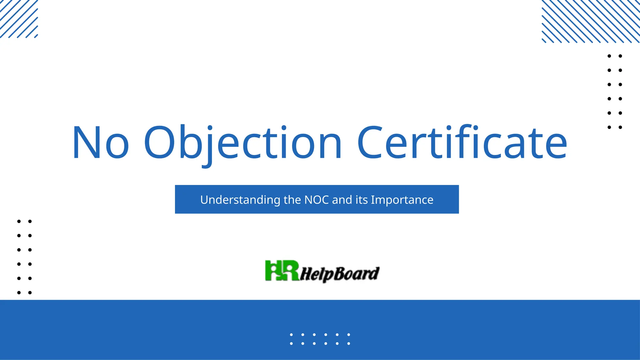 NOC Letter Format, Letter of No Objection | PPTX