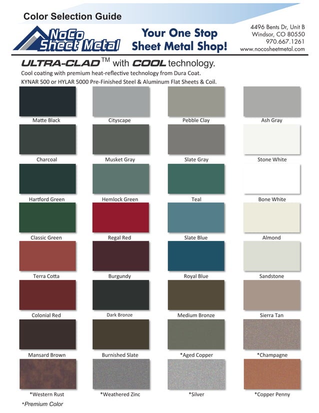 NoCo Color chart | PDF