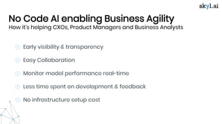 No Code AI - How to Deploy Machine Learning Models with Zero Code? | PPTX | Web Development ...