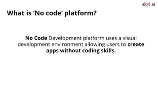 No Code AI - How to Deploy Machine Learning Models with Zero Code? | PPTX